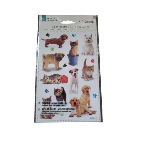 American Greetings | Other | Dog And Cat Sticker Sheets 3 Sheets54 ...